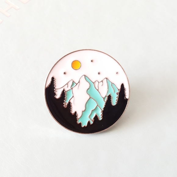 Jewelry | 525 Starry Mountain Night Pin | Poshmark